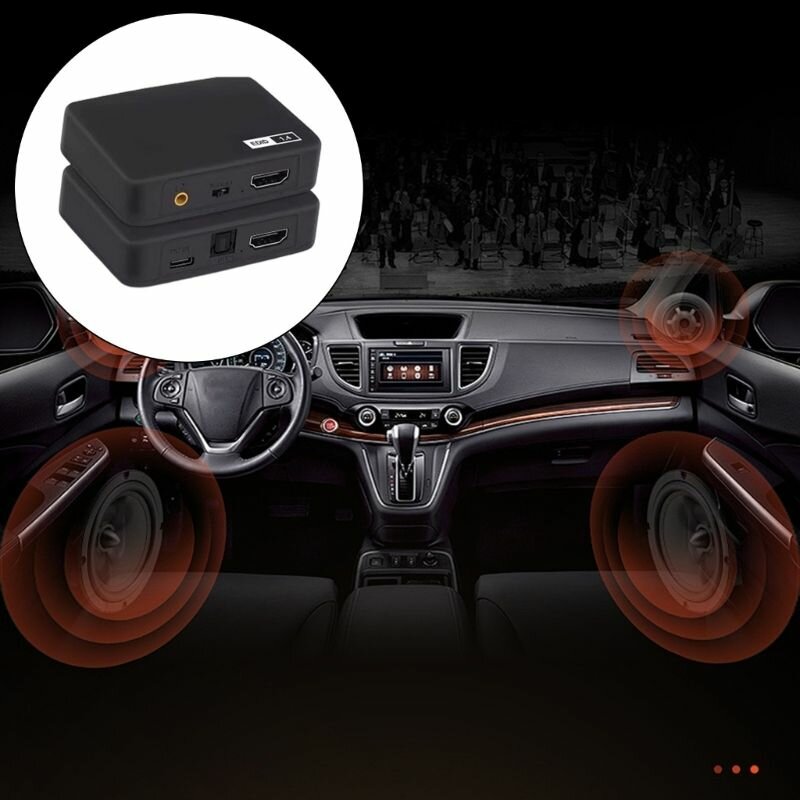 Зарядное устройство европейского стандарта 3.5 digital optical fiber адаптер аудиовыхода конвертер аудио 4K