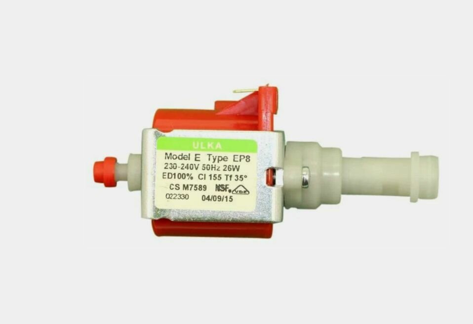 Насос ULKA Ep8 26W 230V, (1200cc/min 2.5bar) для кофемашины, пылесоса