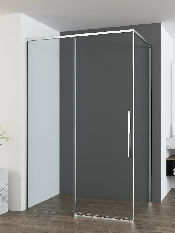 Душевой уголок Vincea Ultima VSR-7UL1014CL 140х100 см, профиль хром, стекло прозрачное