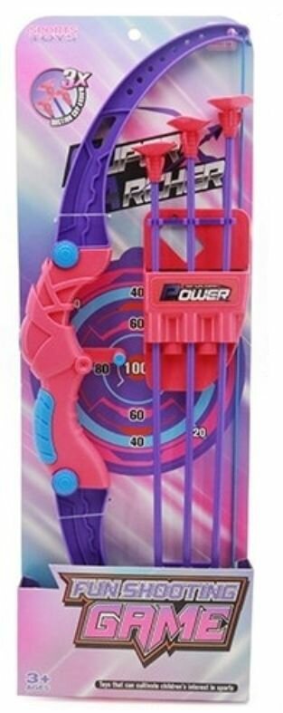 Лук со стрелами на присосках в кивере и мишенью на картоне