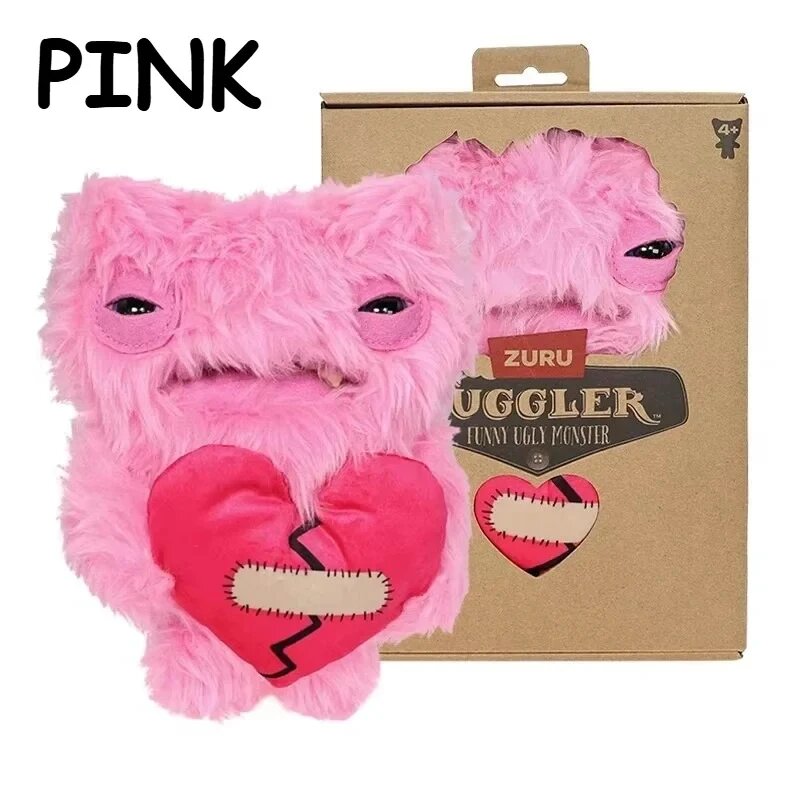 Розовый Fuggler Love Ugly 23 см, Wide Eyed Weirdo B