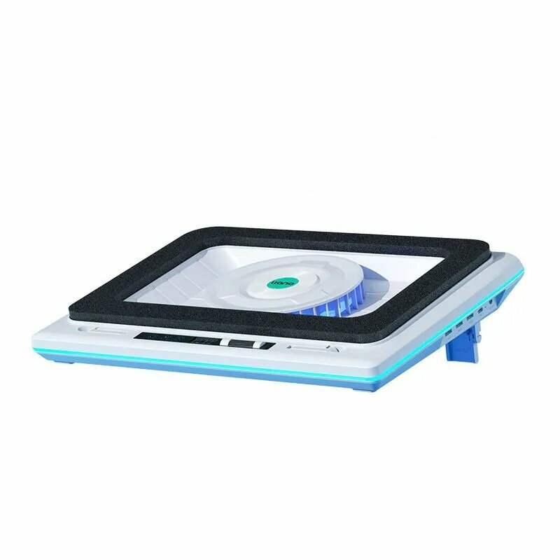 Охлаждающая подставка для ноутбука LLano V12 RGB, понижающая температуру на 40 за 90 секунд