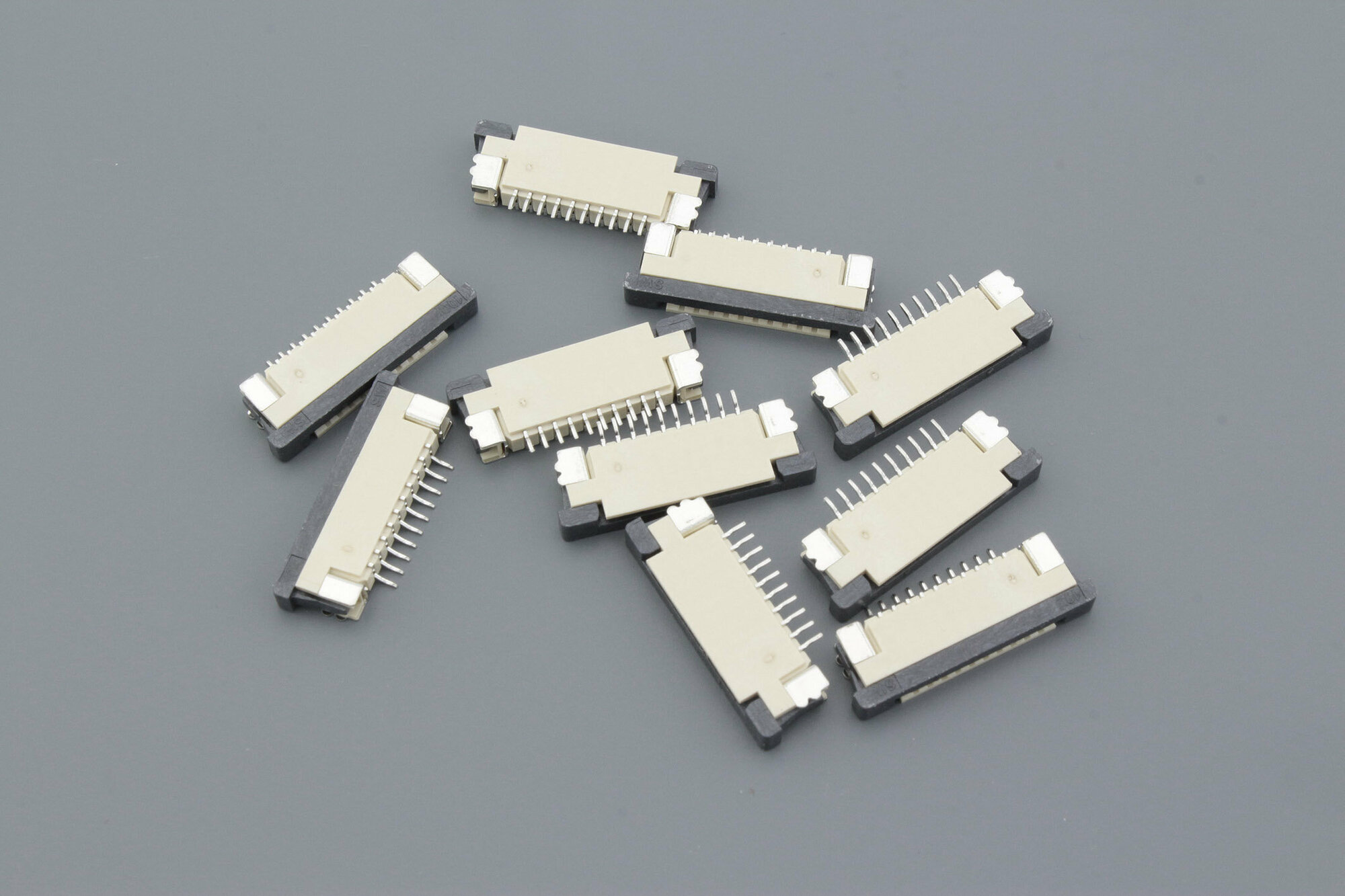 Разъем FPC Half Coverage Top Contact 1.0K-BS-10PWB 10 pin высота 2мм шаг 1мм 10 шт