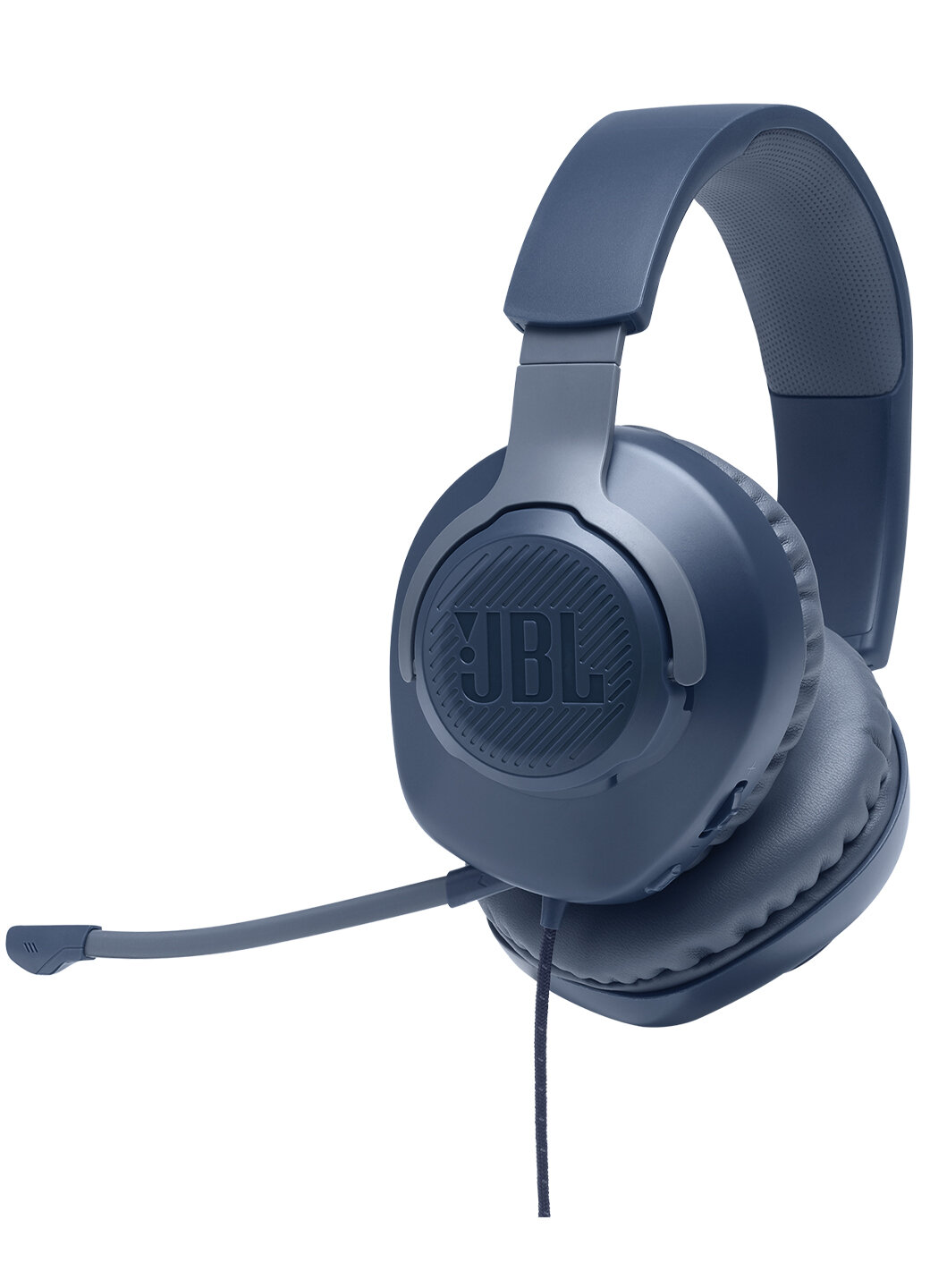 Наушники проводные JBL Quantum 100, с микрофоном, закрытые, синий
