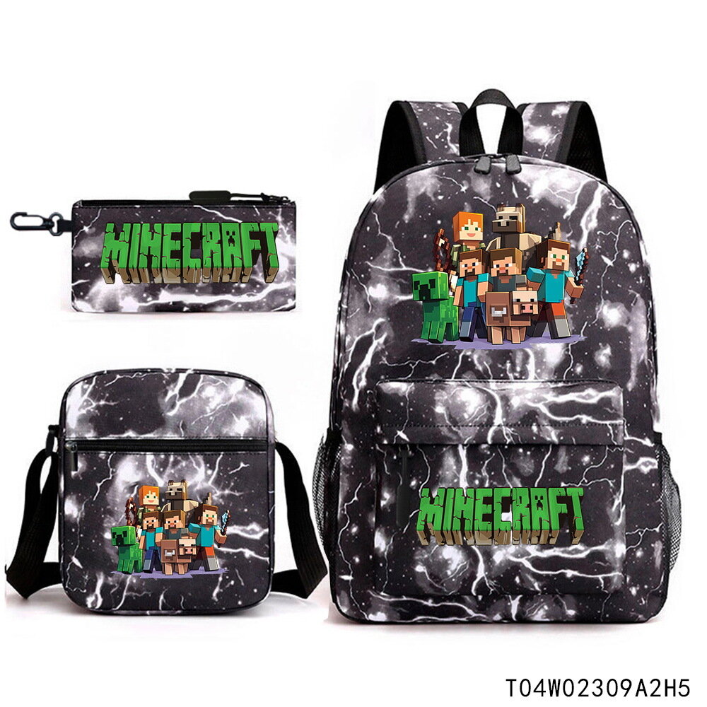 Школьная сумка MINECRAFT, игровая периферия Minecraft, повседневный рюкзак, мужская школьная сумка, Прямая доставка