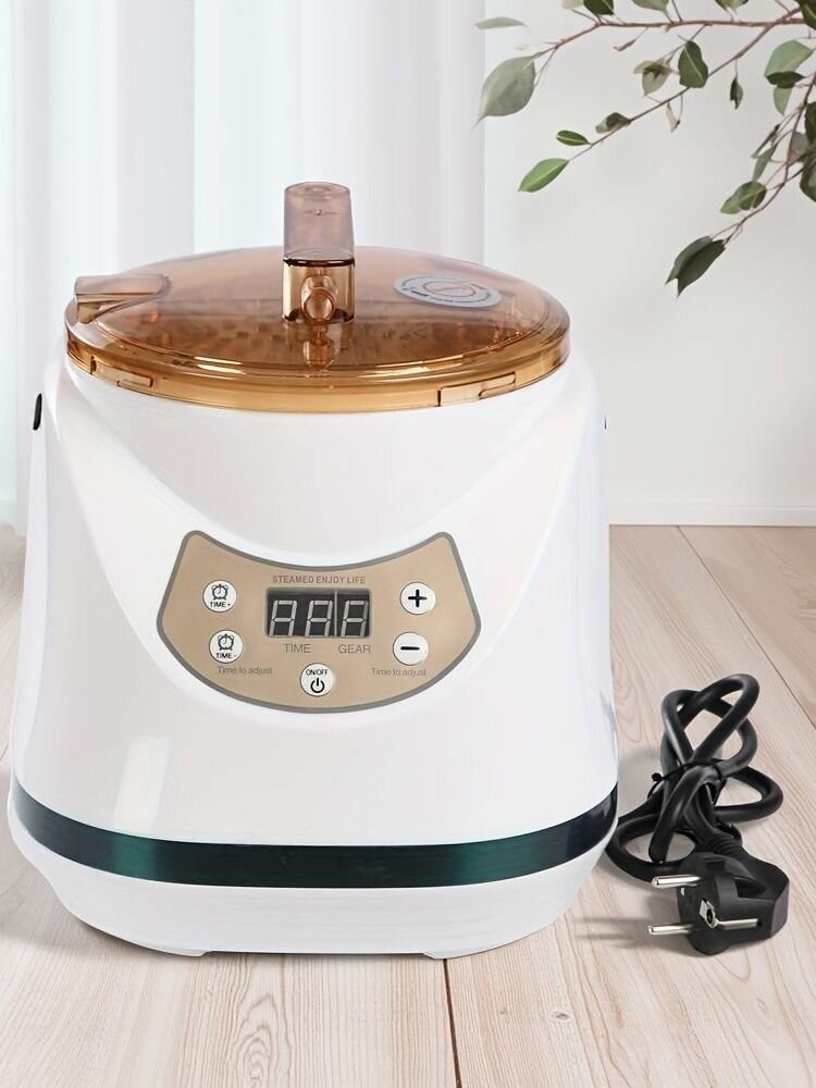 Мощный парогенератор для сауны и бани: автоматический, с дистанционным управлением 2.8 л с пультом СПА-детокс, 220В 1.5 кВт Нержавеющая кастрюля Домашняя баня