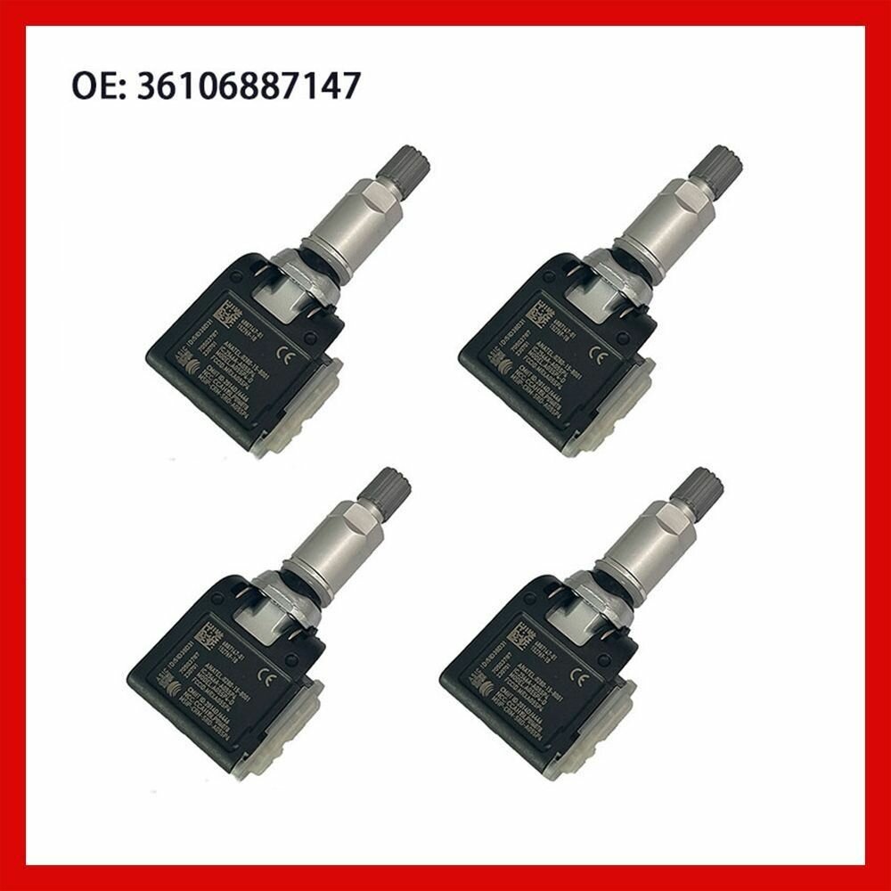 4 шт. 36106887147 TPMS Датчик Система контроля давления в шинах для BMW G20 G21 G30 G31 G12 G11 G01 G02 G05 G06 X3 X4 X5 X6 X7 6887140-01