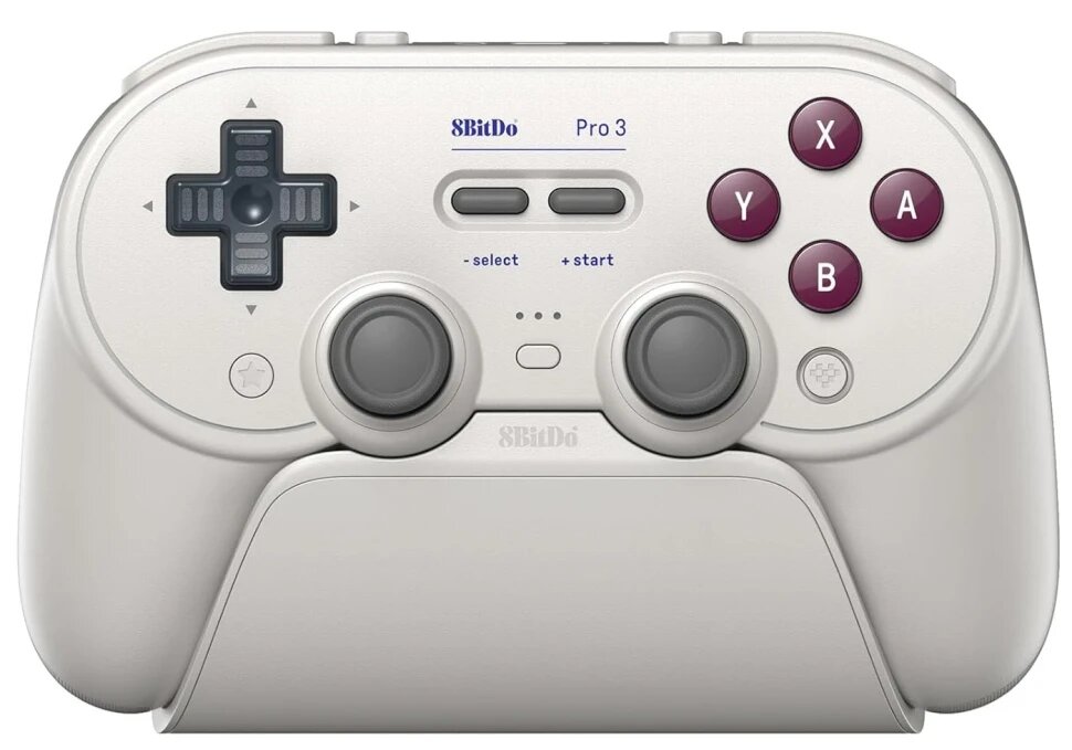 Геймпад беспроводной 8BitDo PRO 3 белый, Android, iOS, MacOs, Nintendo Switch