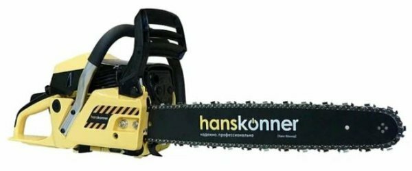 HGC2218x2.2кВт, шина 18", 72 звена, шаг цепи 0,325" Hanskonner