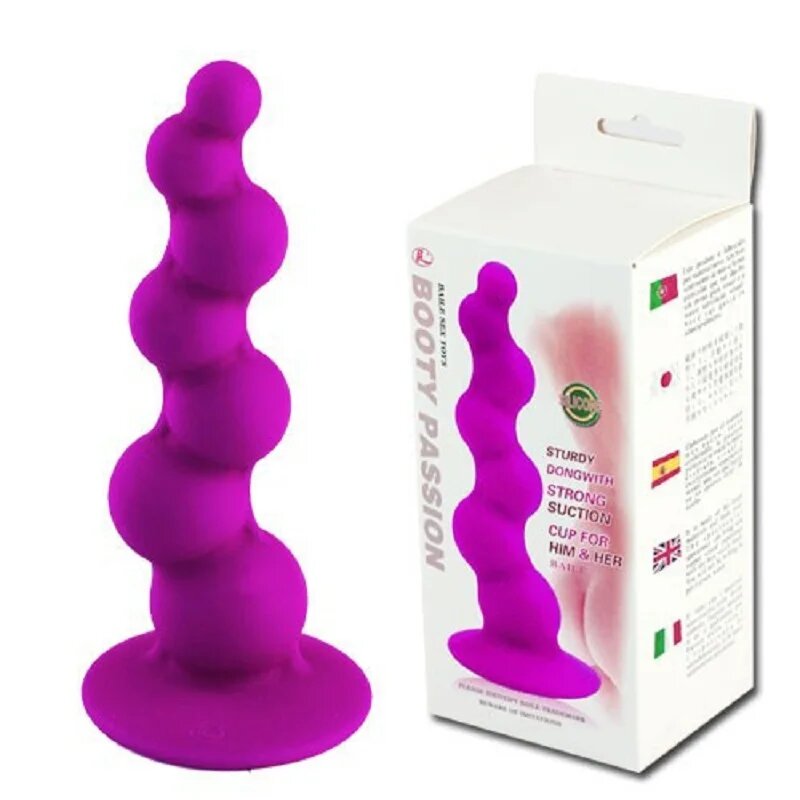 Силиконовые анальные игрушки, анальная пробка, анальная пробка Booty Passion с сильной присоской, анальная шариковая бусина, Прямая доставка