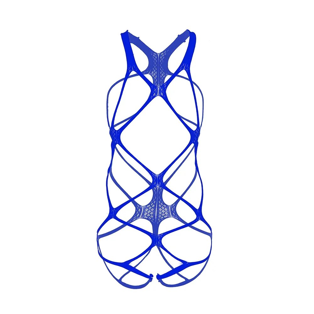 Сексуальное фетиш с открытой промежностью, женское эротическое белье, порно Синий, Синий