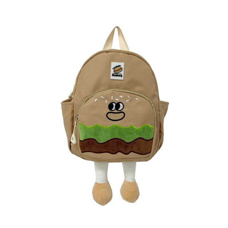 Whimsical backpack for kids unisex hamburger из полиэстера с мягким подкладом