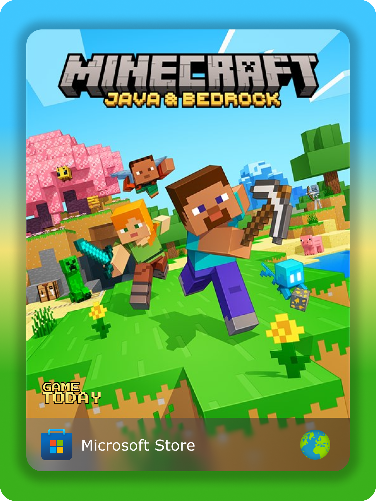 Minecraft: Java & Bedrock Edition | Игра в Microsoft Store | PC | Mac | Ключ | Регион активации Все страны