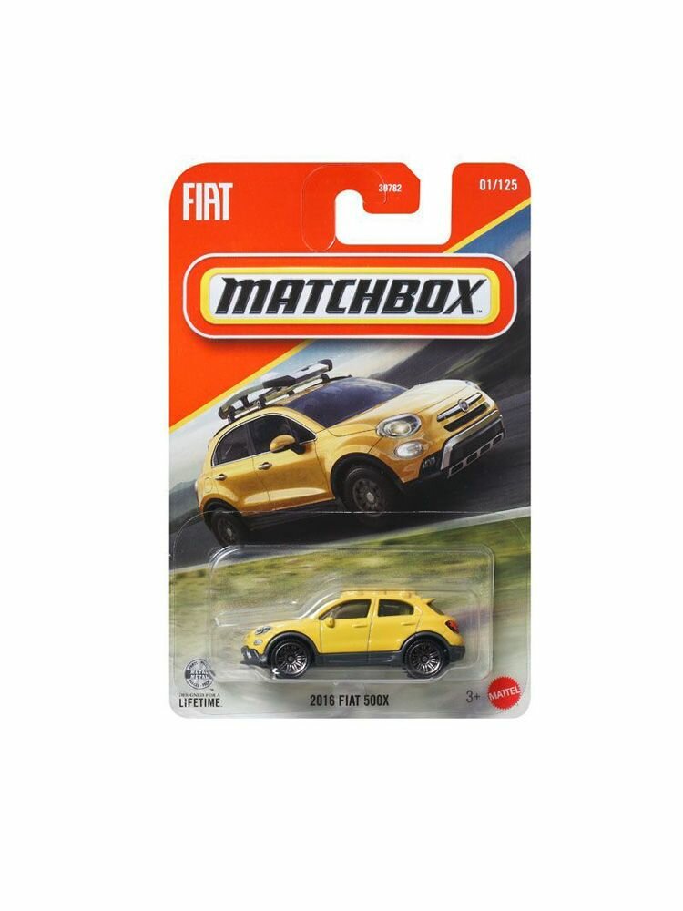Машинка Matchbox Toys 1:64 Scale Die-Cast Basic Car 30782 2016 Fiat 500X