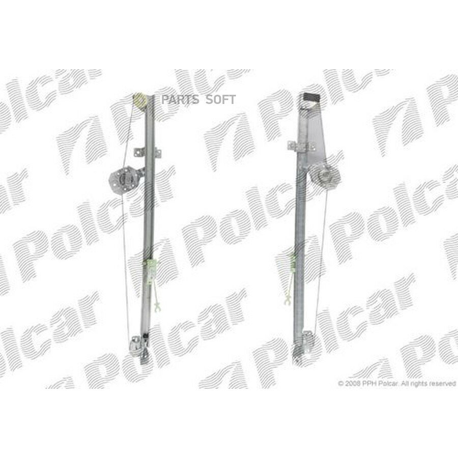 Стекл-ник механ. перед (L) BOXER/DUCATO/JUMPER 94-06 от официального дистрибьютора, POLCAR, артикул 5702PSM1