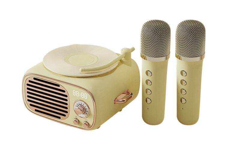 Беспроводные колонки D.K. CREATIVE WORKSHOP Dual-microphone version, cream yellow