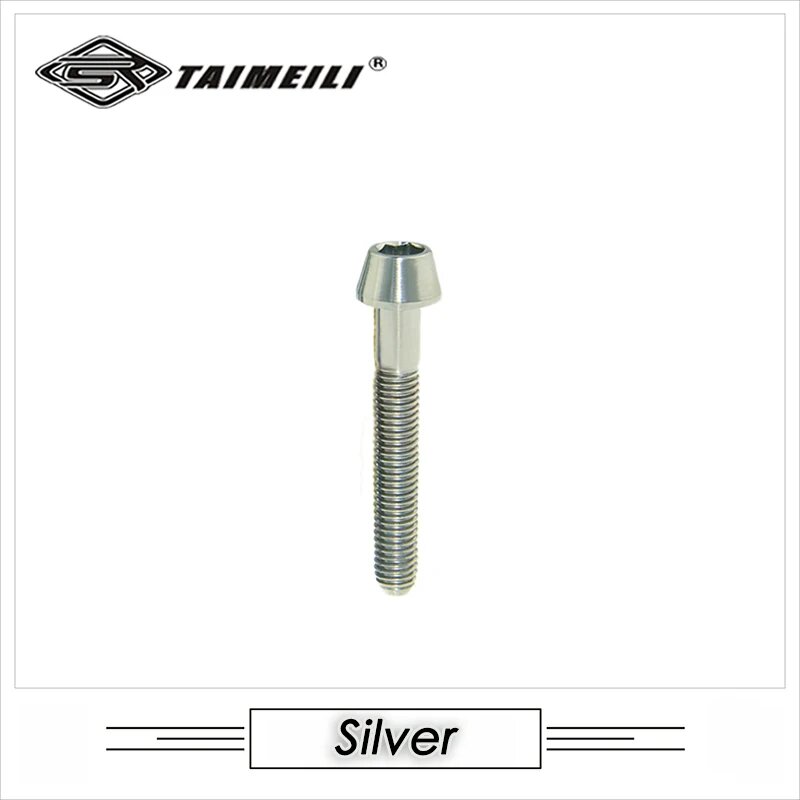 Титановые болты TAIMEILI M5 для велосипеда серебристый, 16 мм