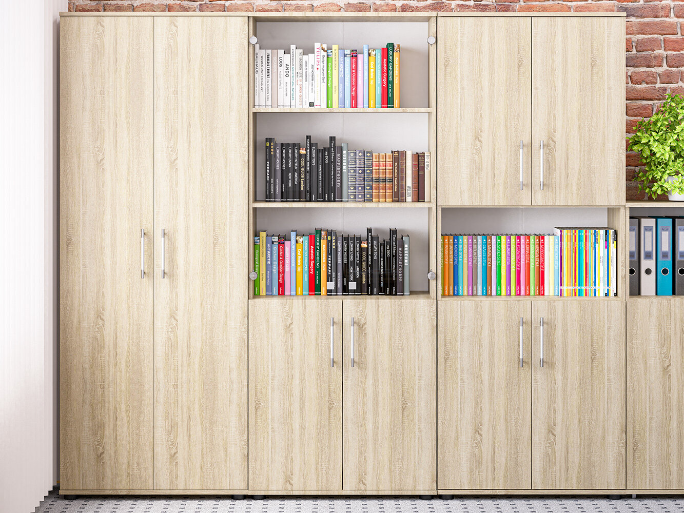 Шкаф пирамида Комфорта Аргумент А-13, застекленный, 200x77x38 см, ЛДСП