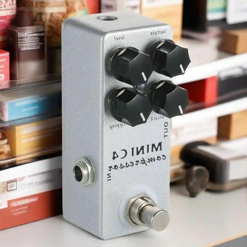 Миниатюрная педаль эффектов MOSKY Audio C4 для гитары с компрессором