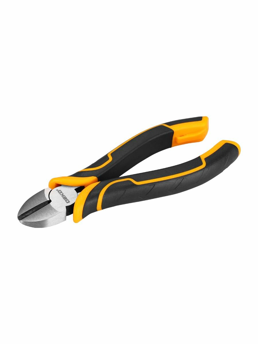 Бокорезы DEKO DKP07, ПВХ-покрытие, для металла и пластика, диагональный рез, 180мм