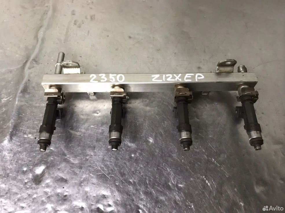 Форсунки топливные+рампа GM Ecotec 1.2-1.4 16V Dohc Opel Chevrolet
