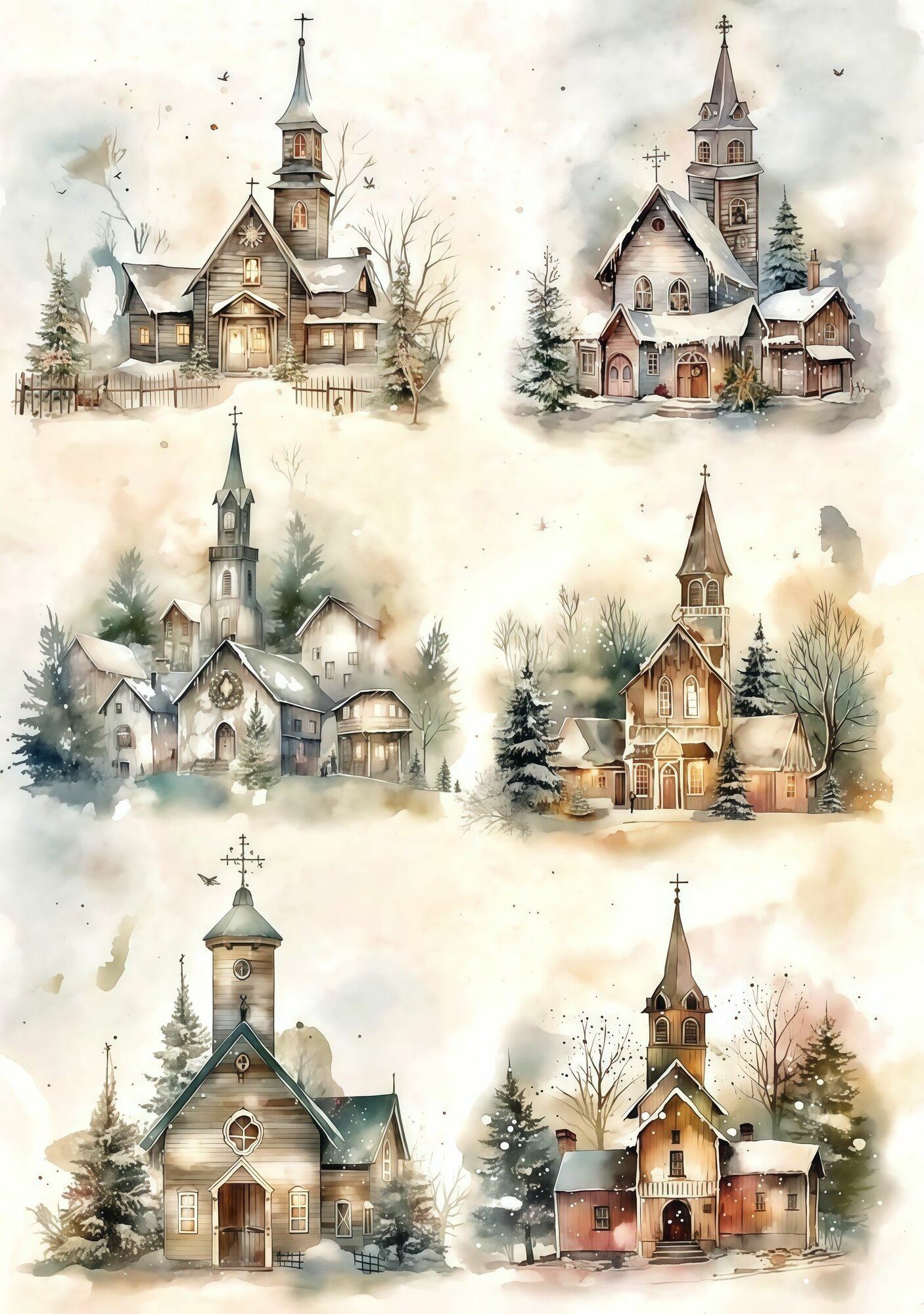 Декупажная карта А4