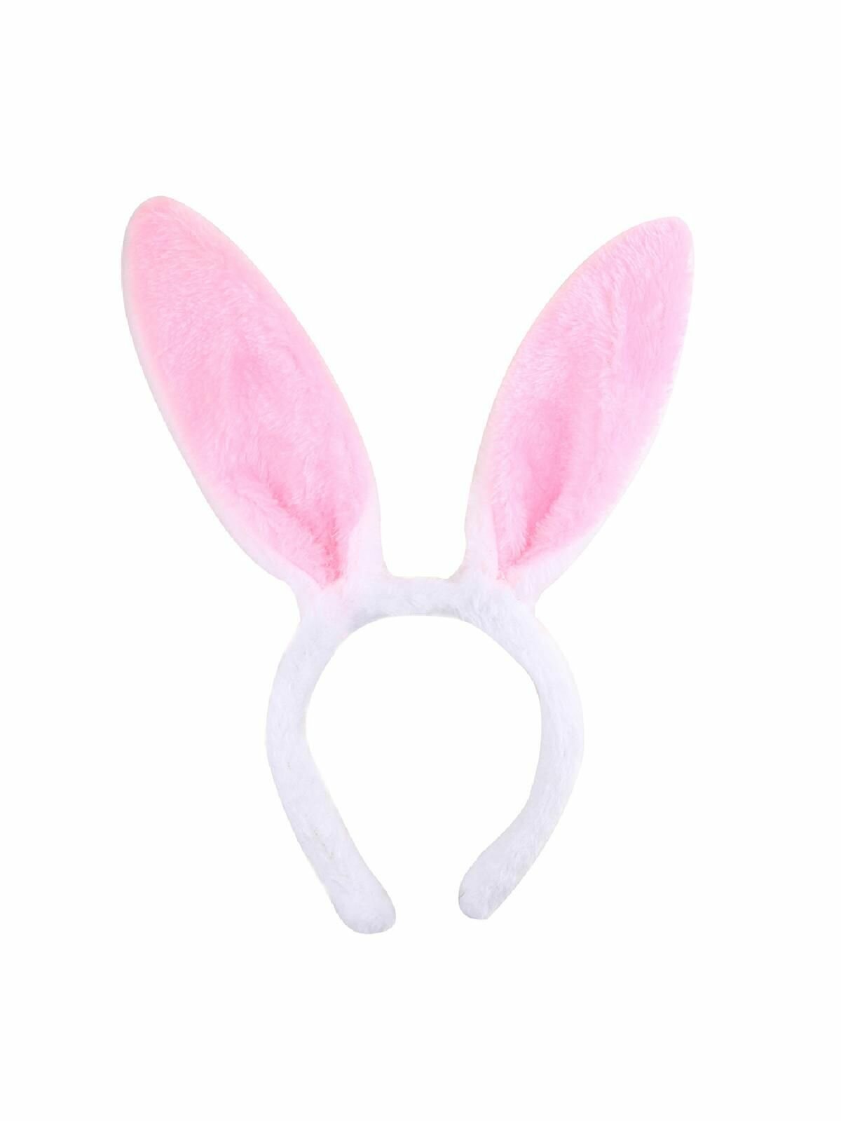 Кроличьи ушки для костюма, Розовый