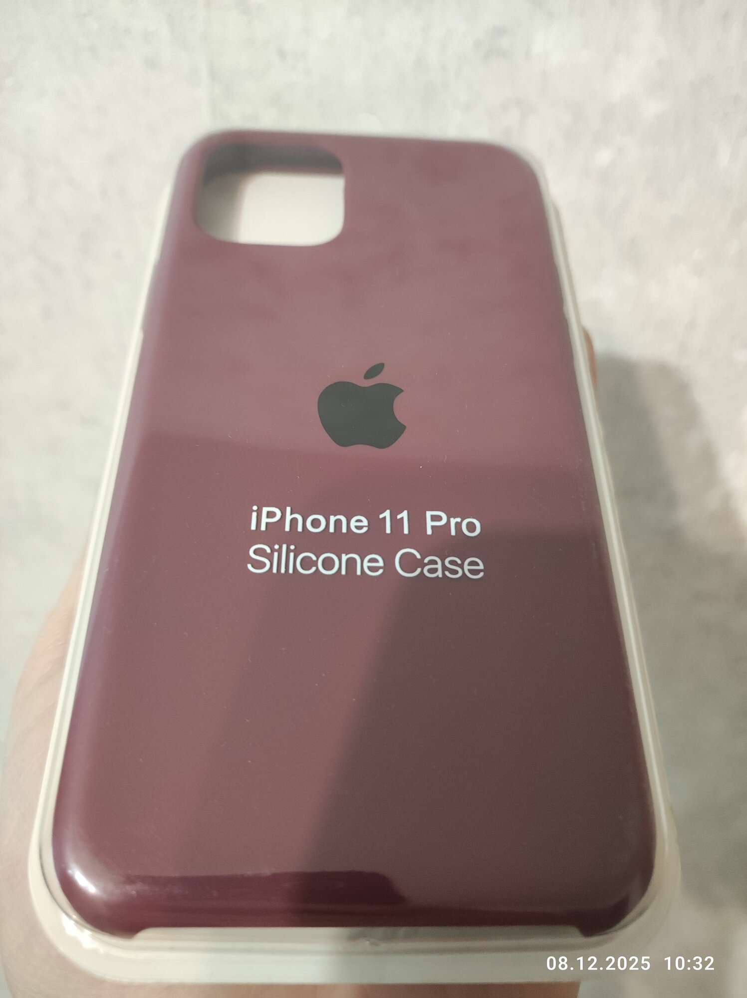IPhone 11 pro бордовый силиконовый чехол Silicone case для айфон 11 про