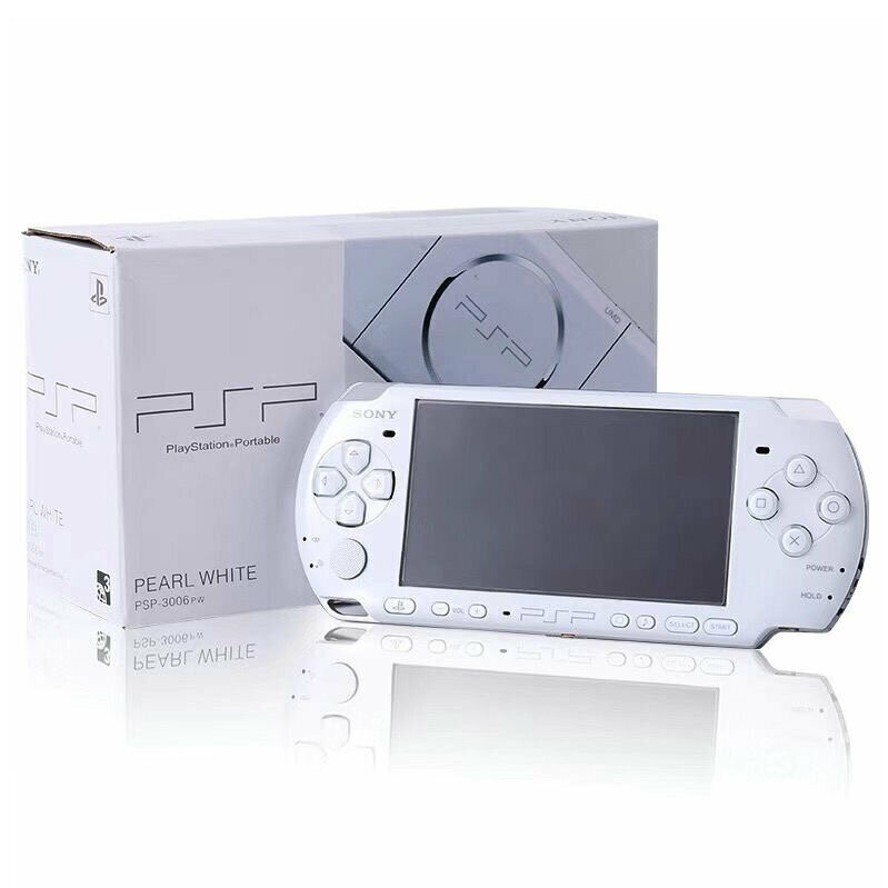 Портативная игровая консоль Sony PSP 3000, 128GB, комплект белый | 106 топовых крупных игр + 1000+ классических