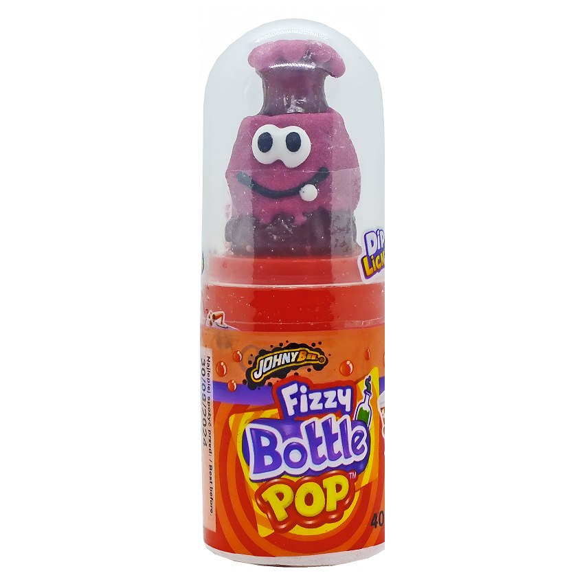 JohnyBee Dip N Lick Pets Pop Dipper леденец с порошком 40 гр