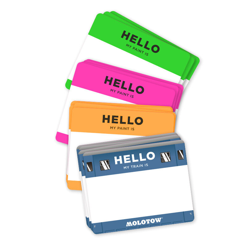 Molotow Стикер "my paint is" 25 шт 800611
