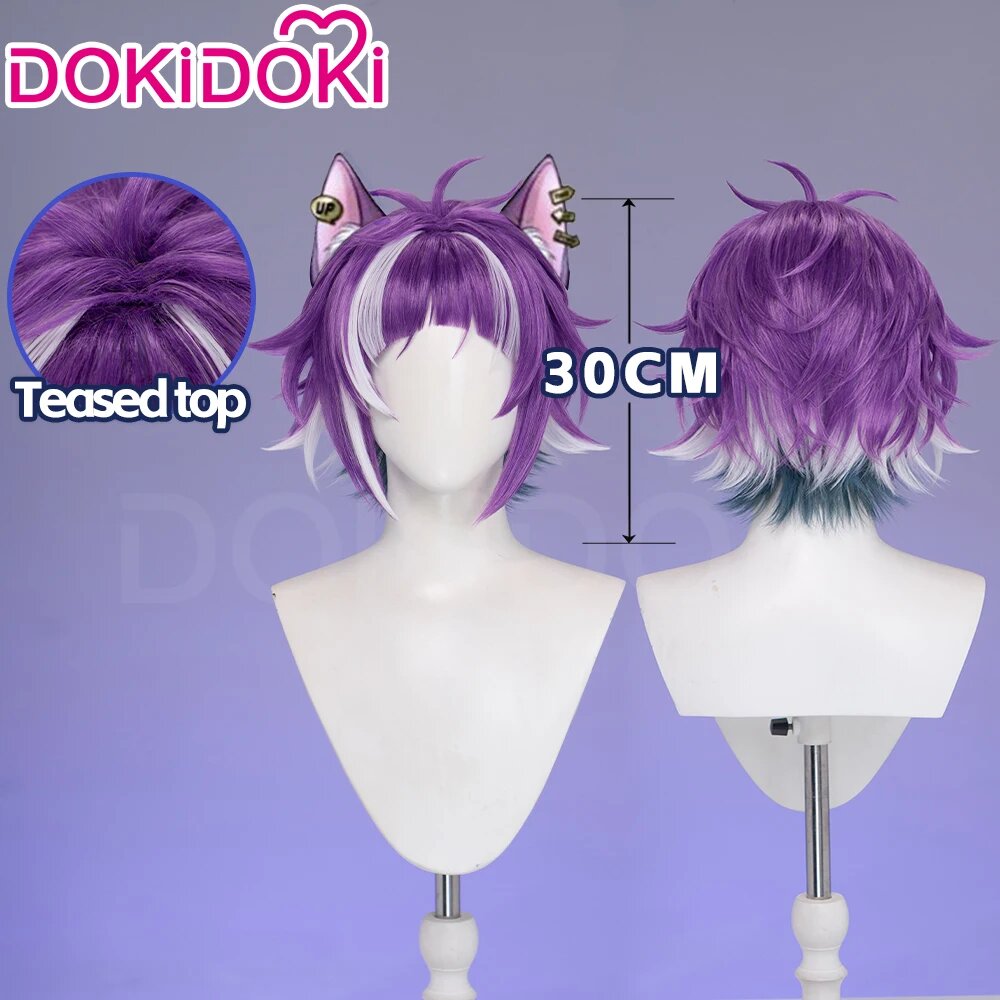 Косплей парик Riddle Lilia Ace Cater Trey Skully Floyd Deuce Vil Neige Game Cheshire Cat Wig