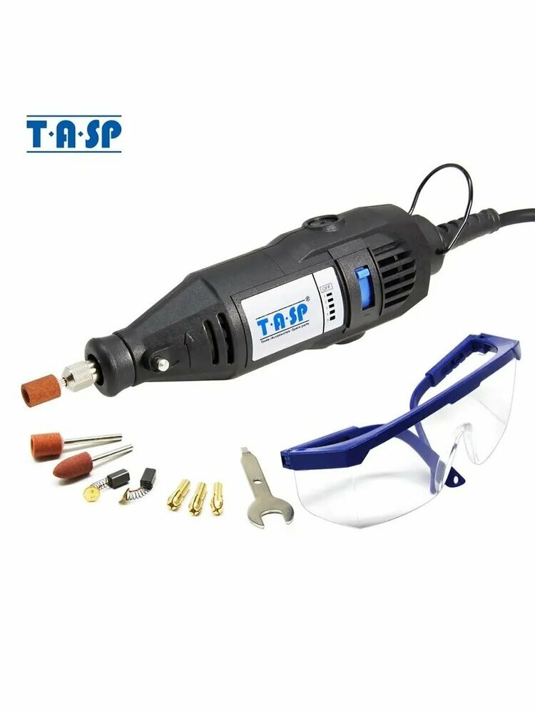 TASP Гравер электрический, регулируемая скорости мини-электрическая ручная дрель, для сверления, полирования, шлифования, резьбы.