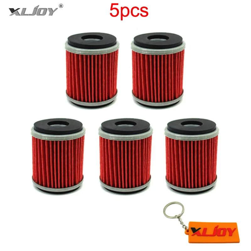 Масляный фильтр XLJOY 5pcs для Yamaha YZF WR YZ