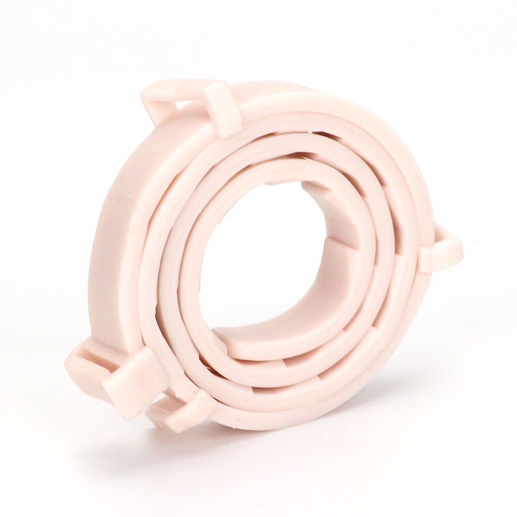 Ошейник для животных adjustable pet collar для защиты от блох и клещей, безопасный и натуральный, водонепроницаемый, для собак и кошек, белый