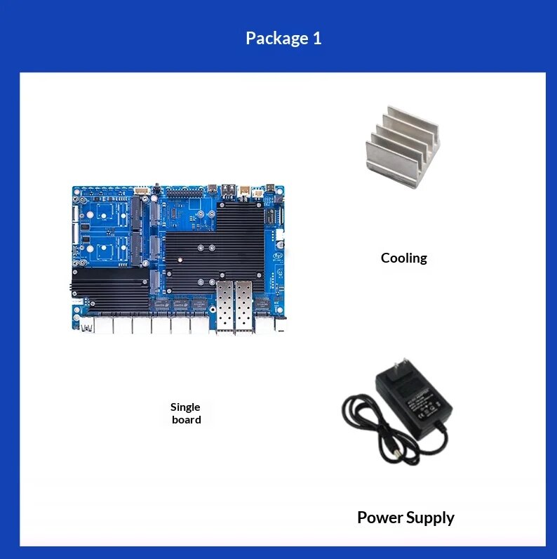 Banana Pi BPI-R4 Pro, Пакет 7, 8G 8G