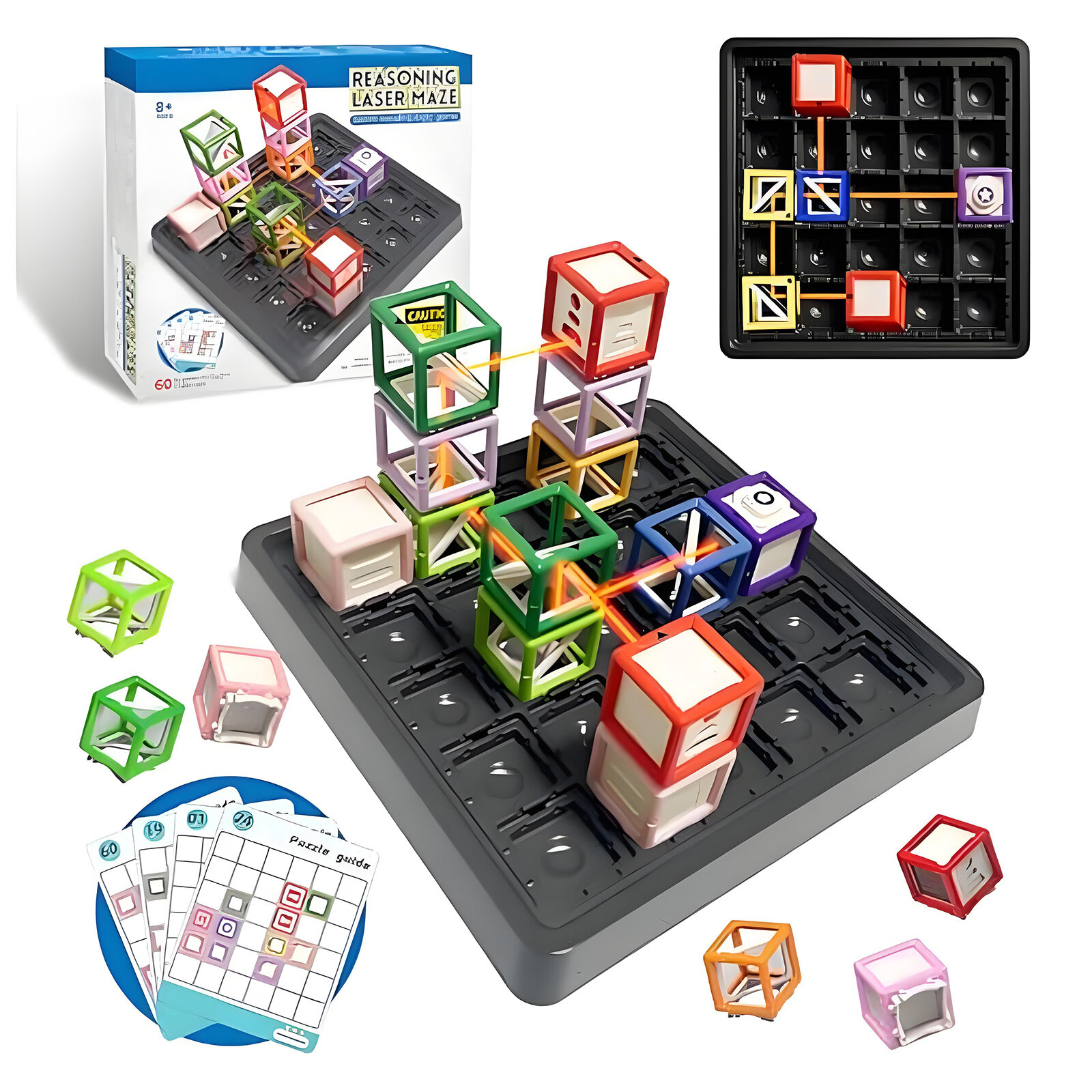 Лазерная игра Лабиринт, 19 элементов, требует батарейку