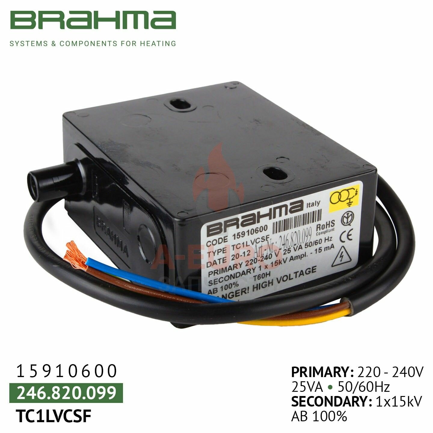 Трансформатор Brahma TC1LVCSF, 15910600