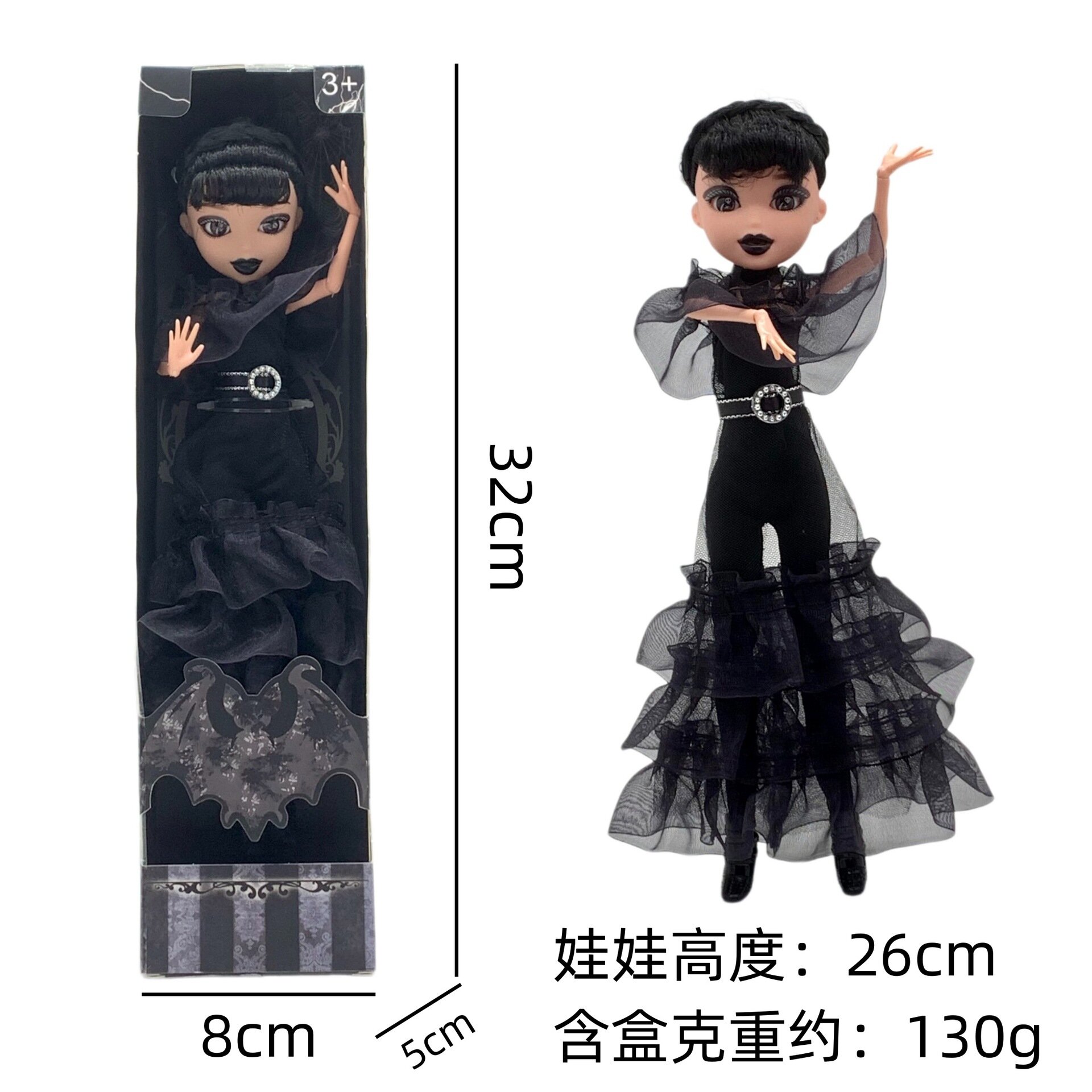 Mattel Monster High Wednesday Enid Sinclair Doll/Монстр Хай Коллекционная кукла, С одеждой и аксессуарами，Школа монстров