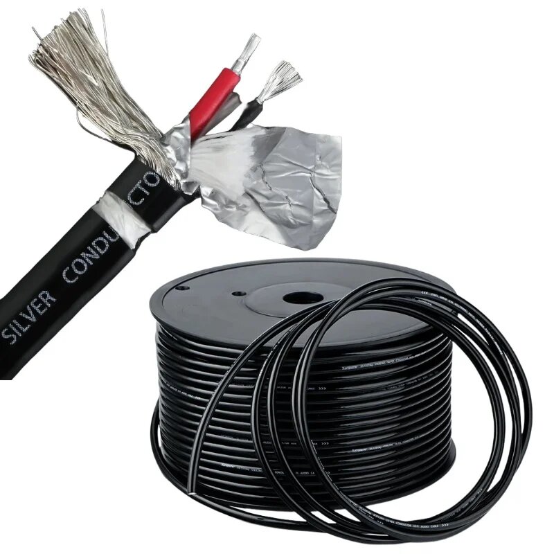 Xangsane кабель RCA XLR 4N серебряный HiFi USB A-B 0.5m