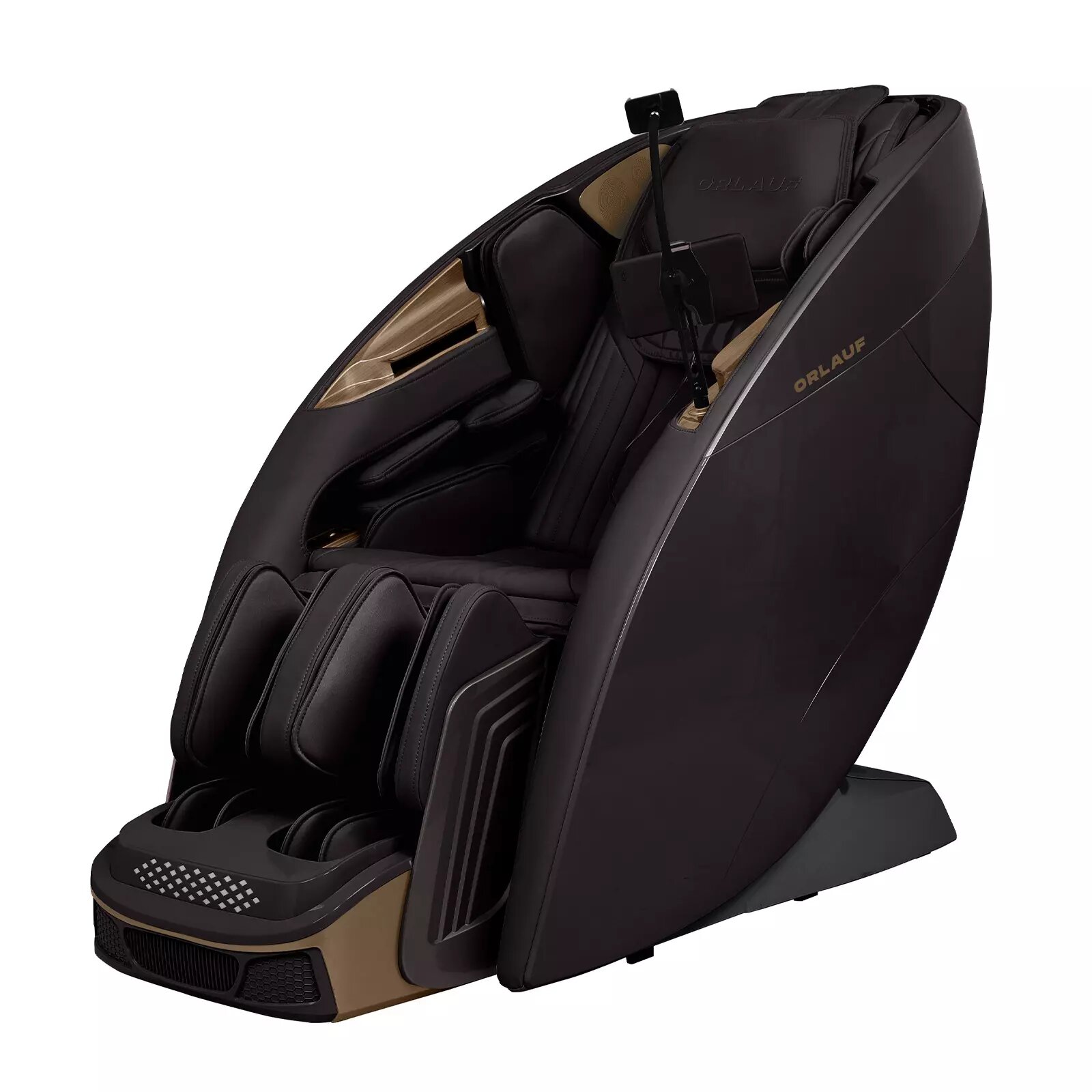 Массажное кресло электрическое для дома 4D Orlauf Stylor Brown