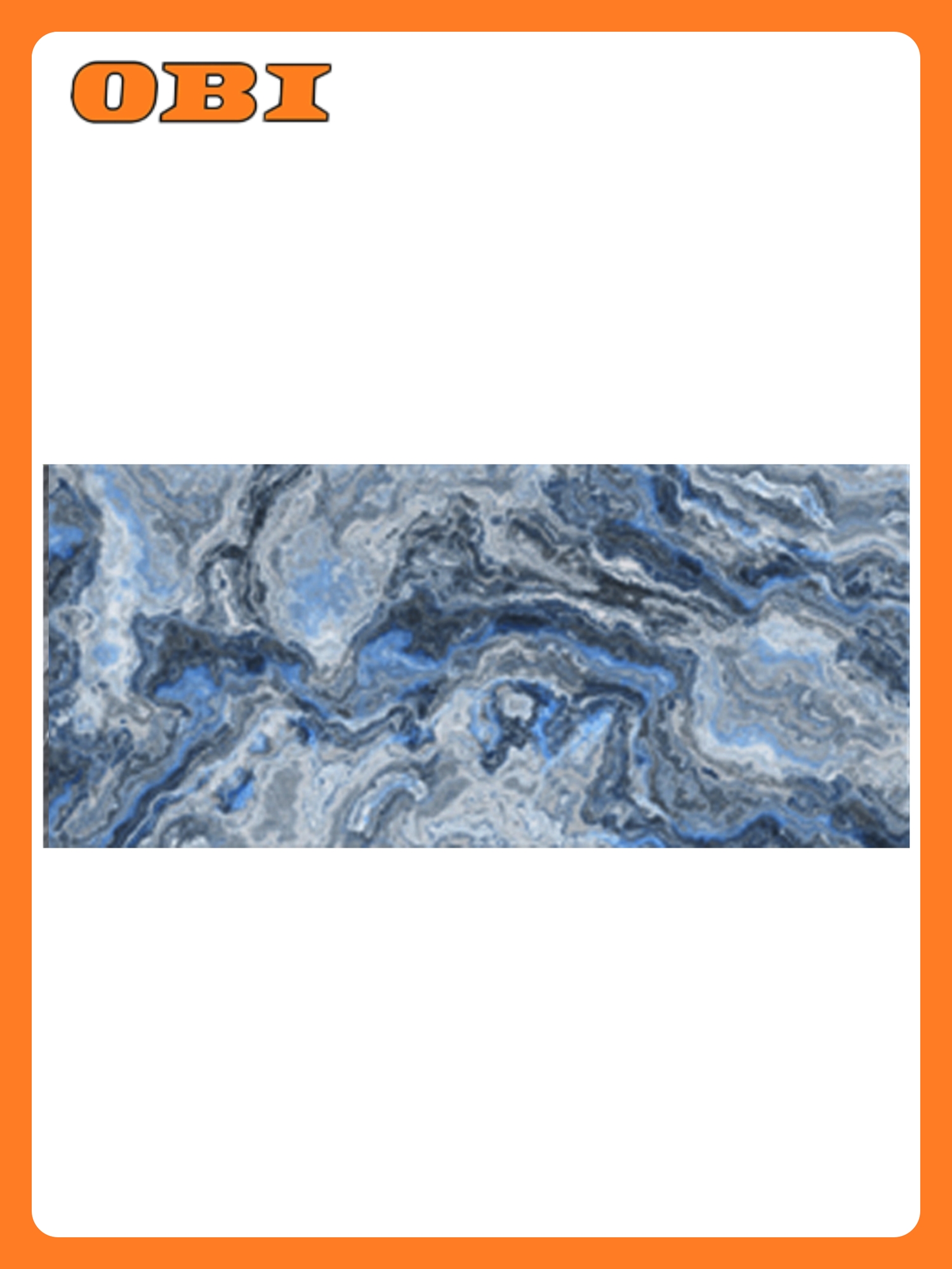 Панель ПВХ Stella Marble Риальто, влагостойкая, глянцевая, 2800x1200 мм