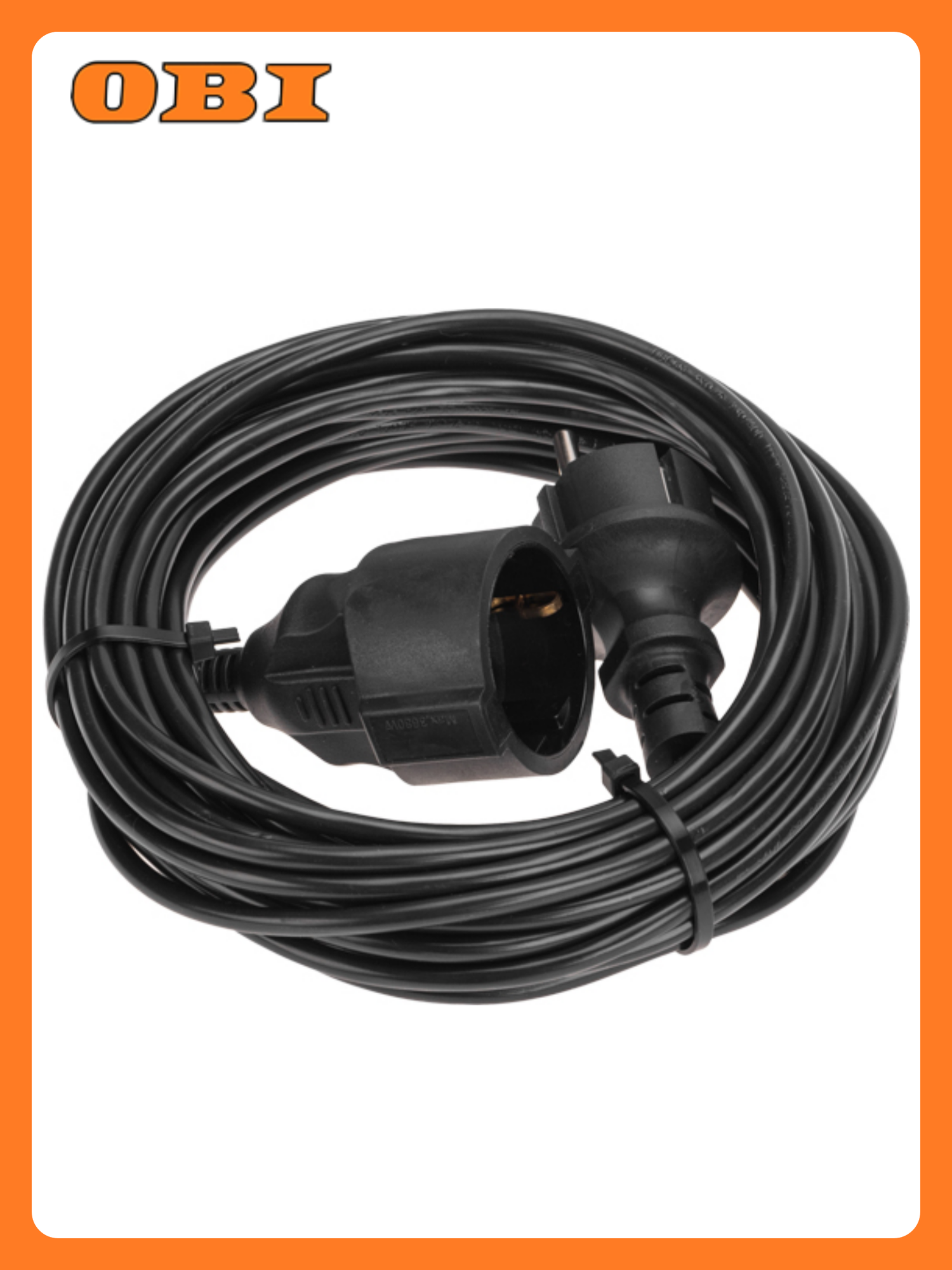 Удлинитель-шнур PROconnect ПВС 3х075 мм² 10 м с/з 6А 1300Вт IP20 черный