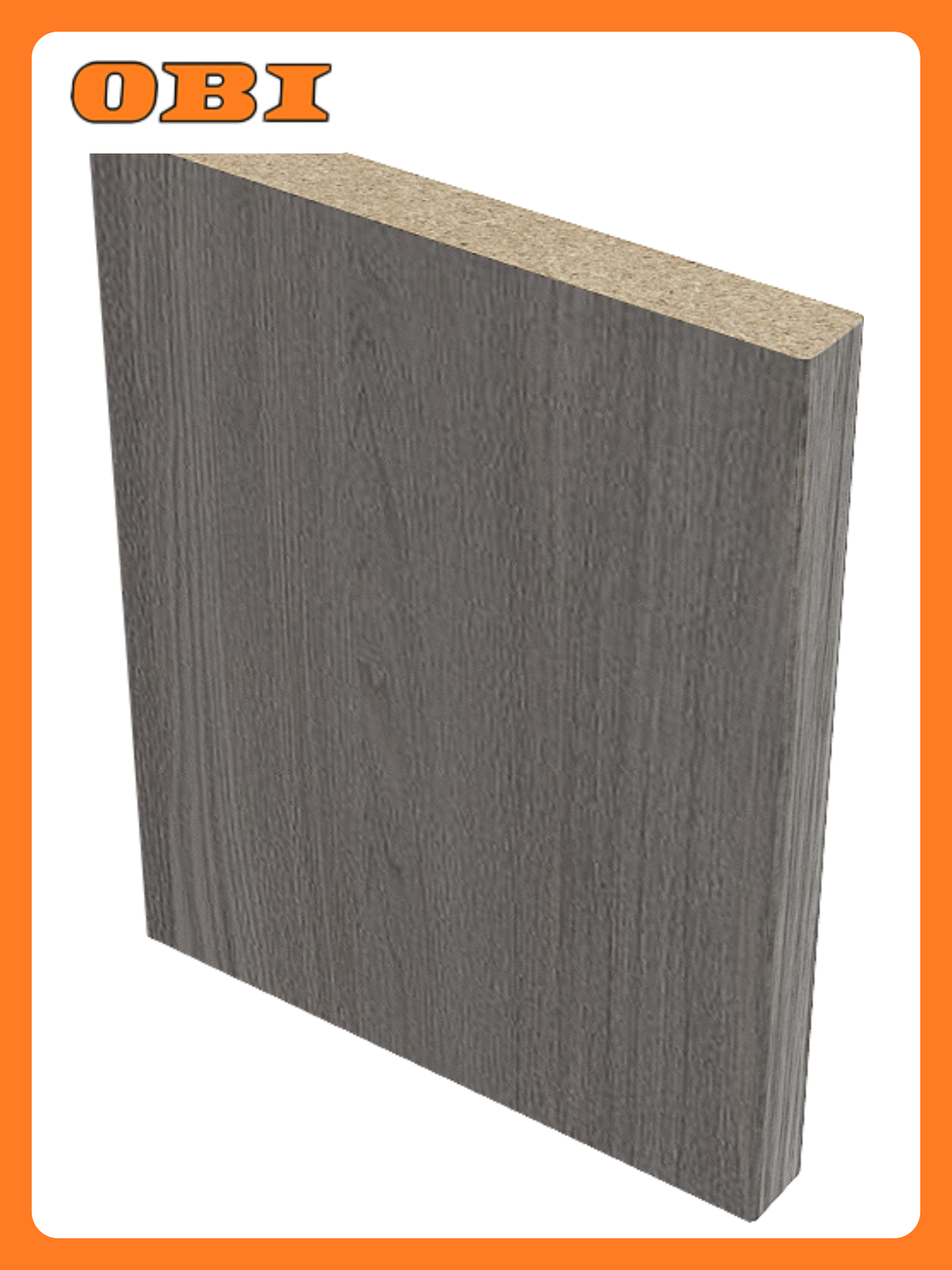 Наличник ELDORF Париж 10/Соло, ПВХ, МДФ, 70x8 мм, 2070 мм, серый