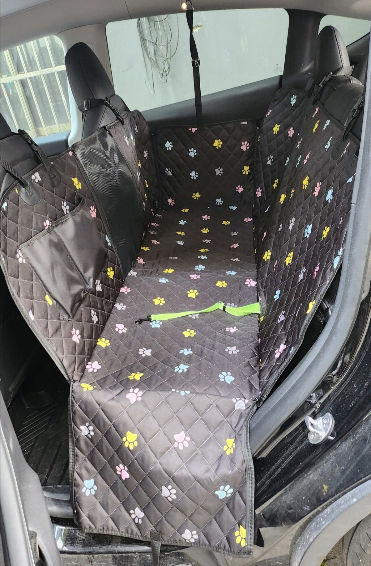 Pet автомобильный коврик задний стеганый хлопок сетка дышащая молния Pet мат вне артефакт водонепроницаемый и грязный