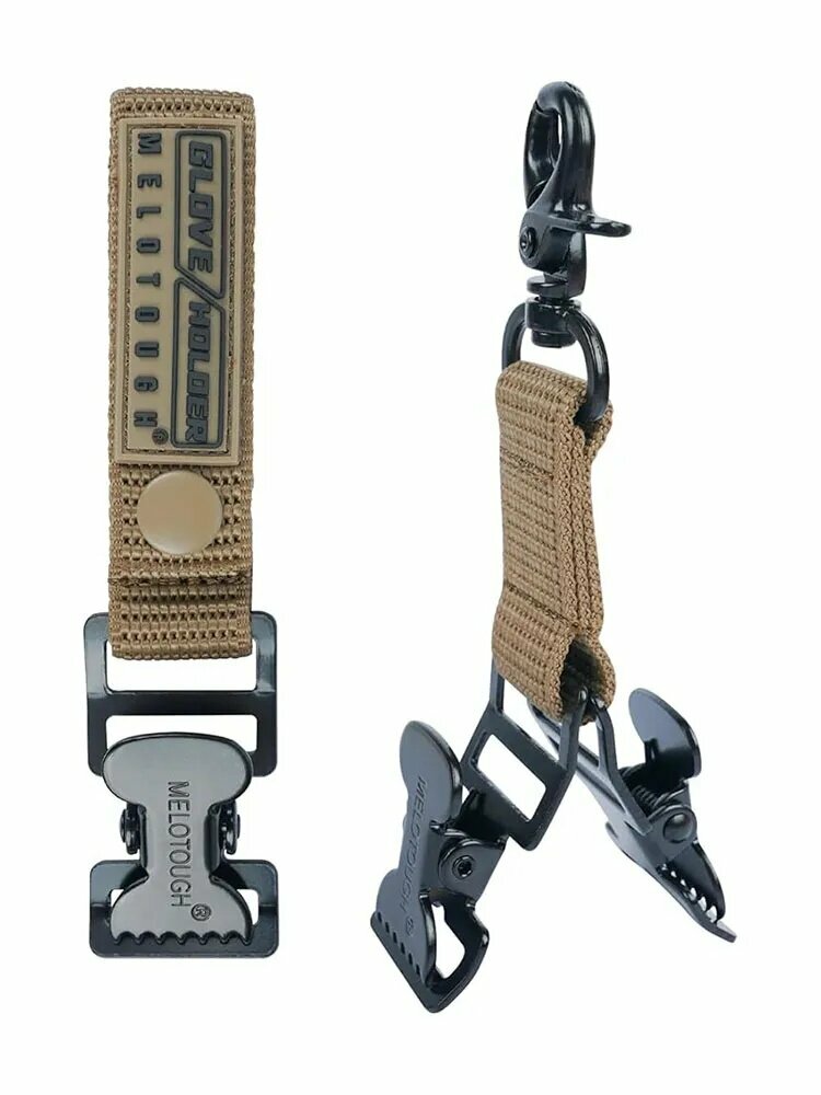 Держатель для рабочих перчаток Alligator Clip с поворотным крючком для надежного крепления к маскам, перчаткам, шапочкам, наборам инструментов и другим СИЗ. MELOTOUGH MGH06