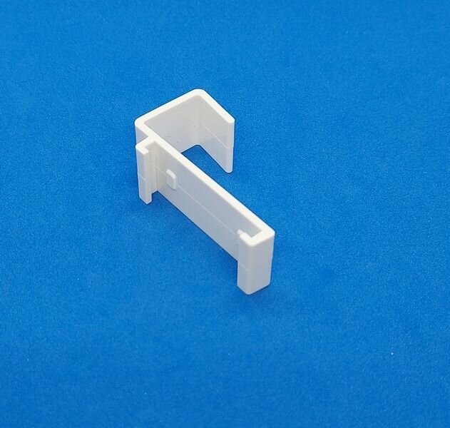 Кронштейн навесной белый для крепления рулонных штор без сверления, 4 шт.