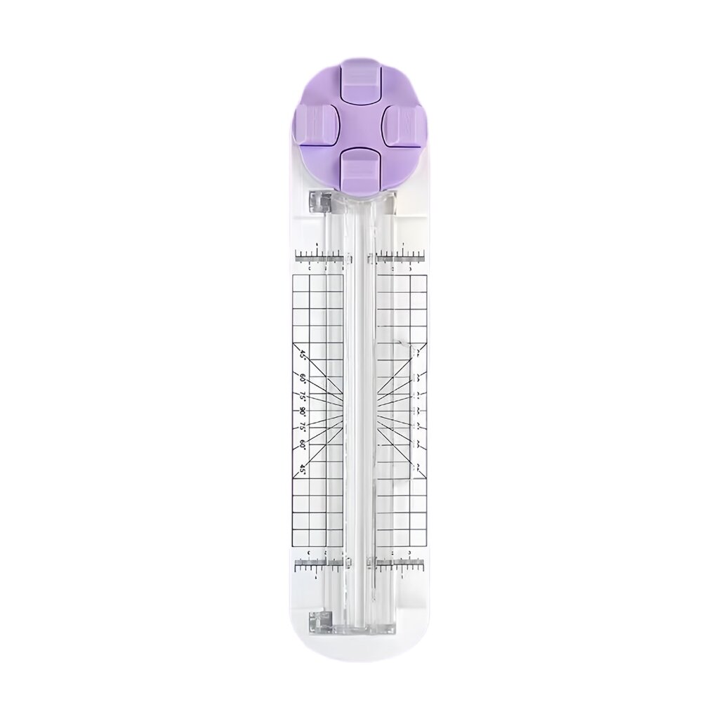 Многофункциональный триммер для бумаги 4 в 1, двусторонний резак для бумаги, оснащенный прямым, волнистым лезвием, лезвием для перфорации и сгиба, для / Фотографий / открыток, для ежедневного ручного и офисного использования