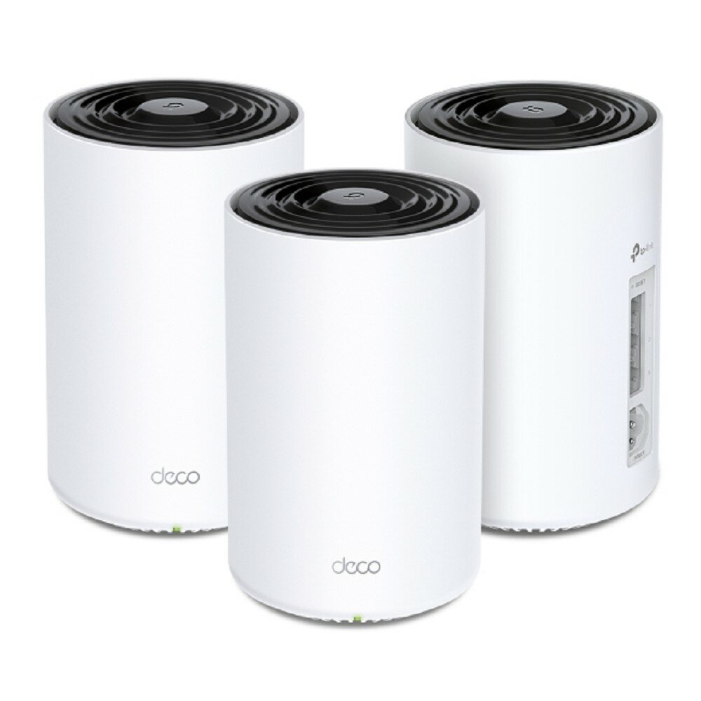 Mesh-Система TP-Link Deco PX50(3-pack) гибридная, Wi-Fi AX3000 + Powerline G1500, 3xRJ45 1Гбит/с, двухдиапазонная (комплект из 3шт)