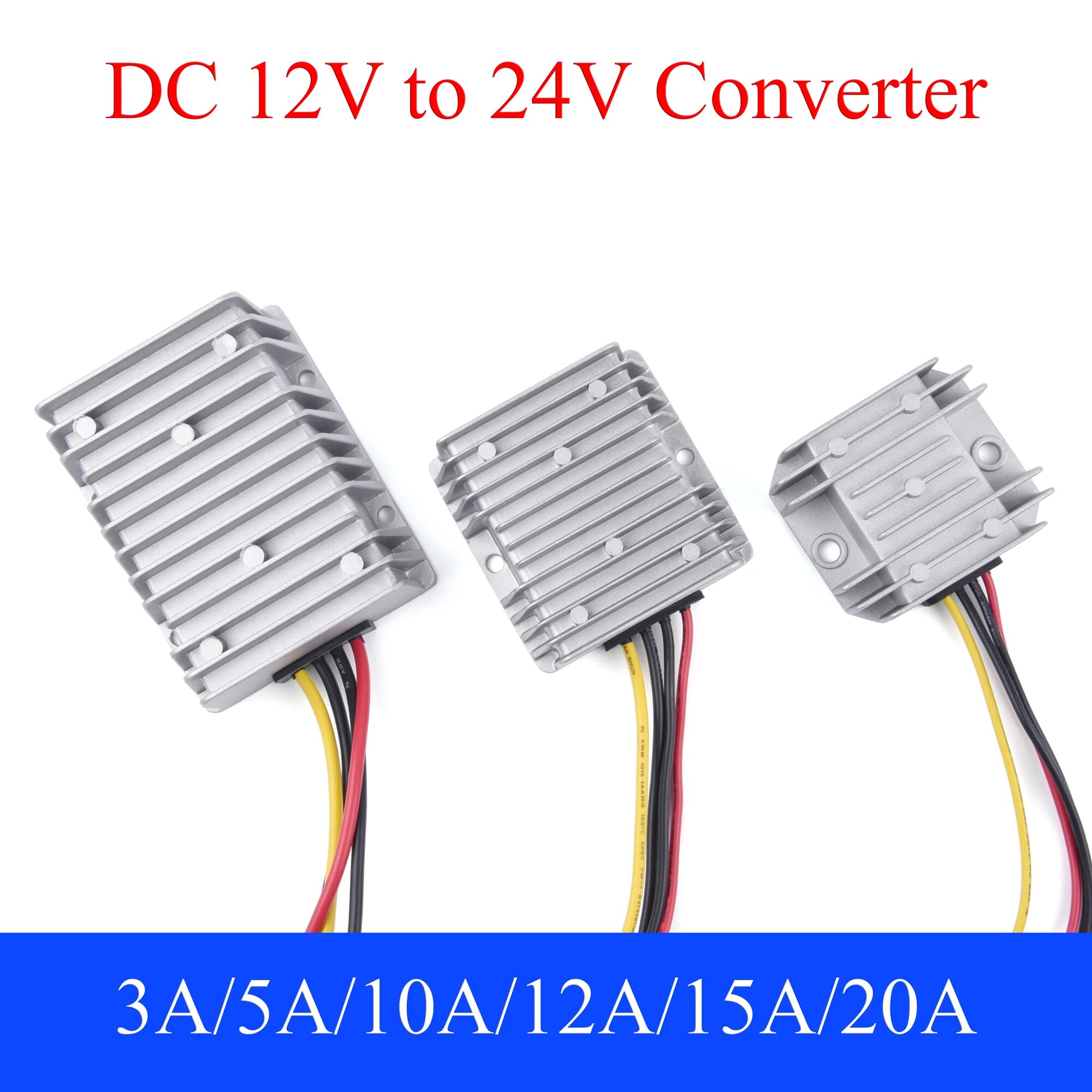 LYNNDM Конвертер 12В в 24В 3-25А 25A 600W
